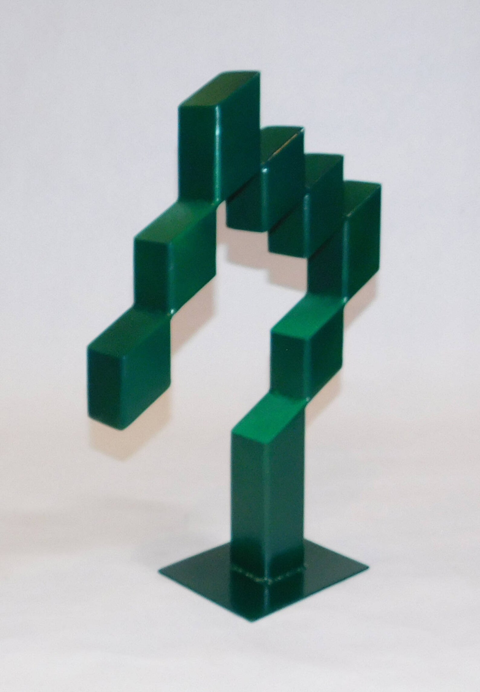 Modern or Industrial Looking Square Metal Tube Art Sculpture | Etsy