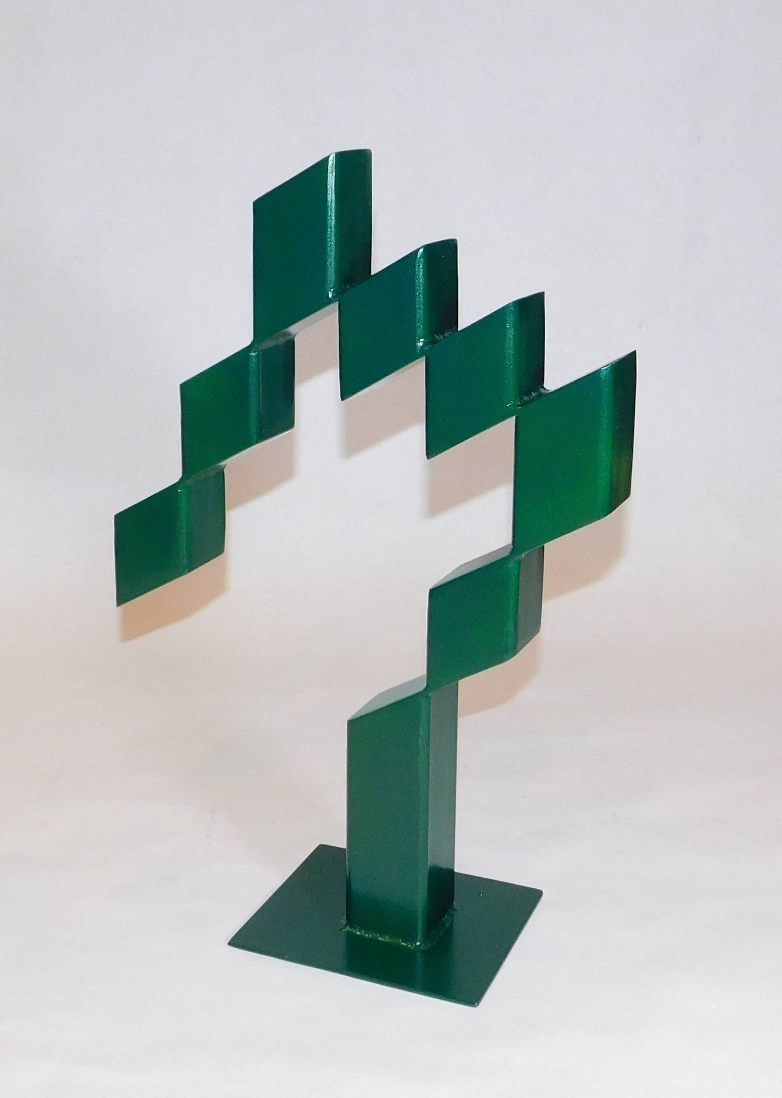 Modern or Industrial Looking Square Metal Tube Art Sculpture | Etsy