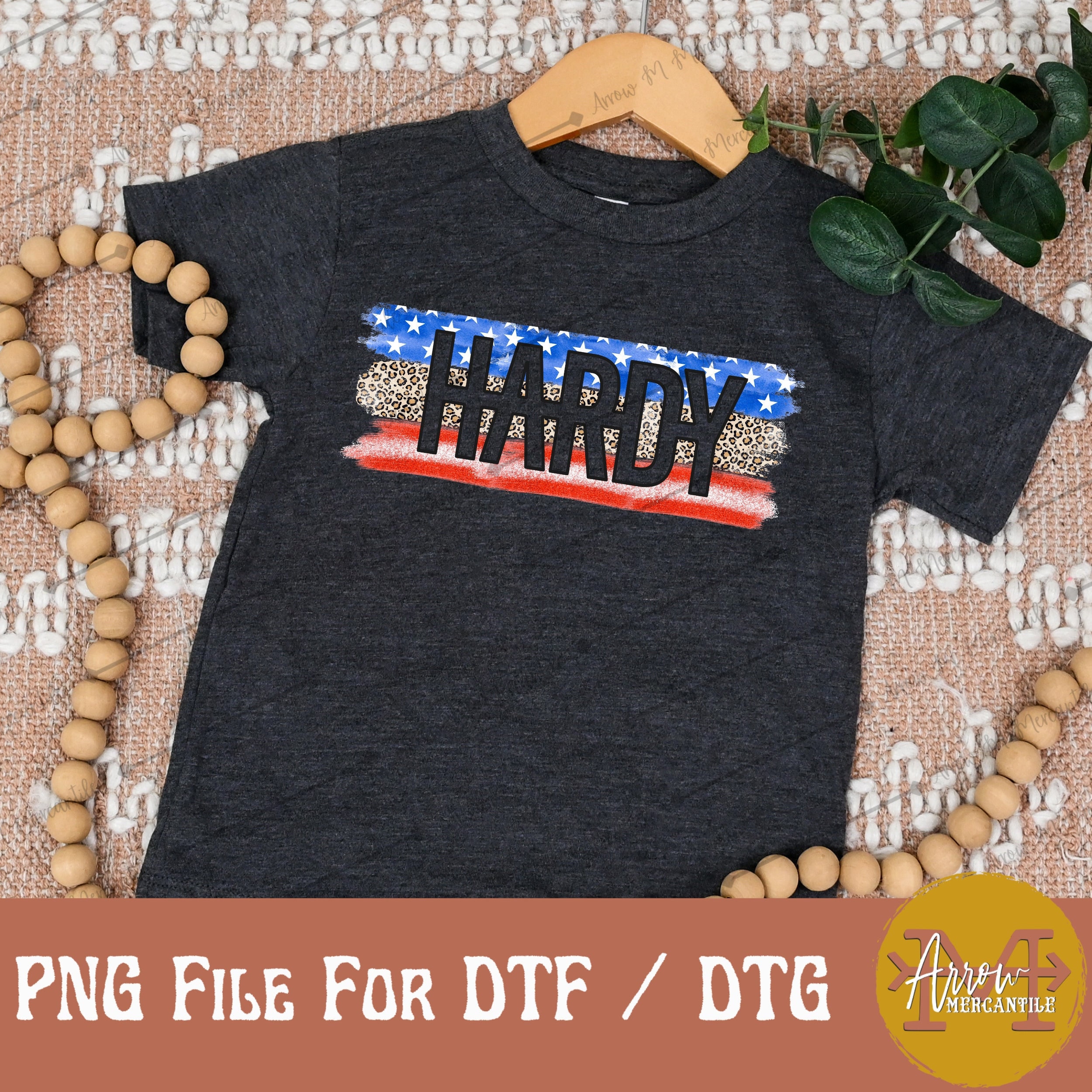 Patriotic Hardy American Flag Leopard Western PNG for Sublimation and ...