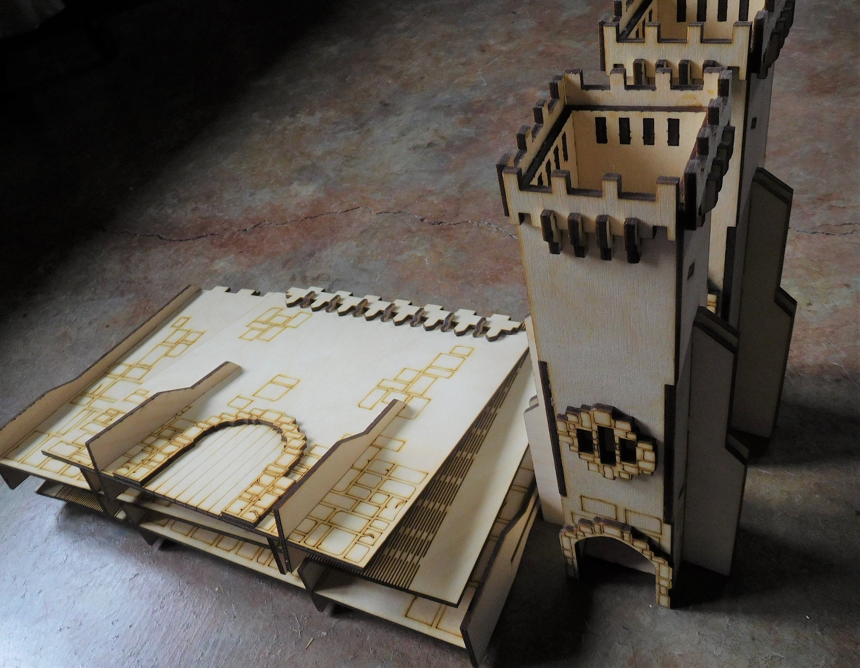 Castle Wall Extensions set of 2 for Your DM Castle Screen | Etsy