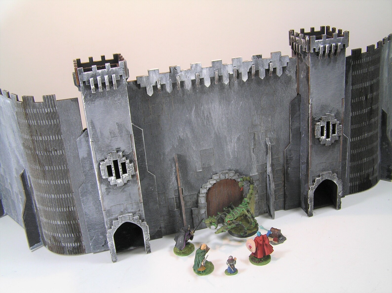 Game Master Castle Screen With Built In Dice Towers Etsy