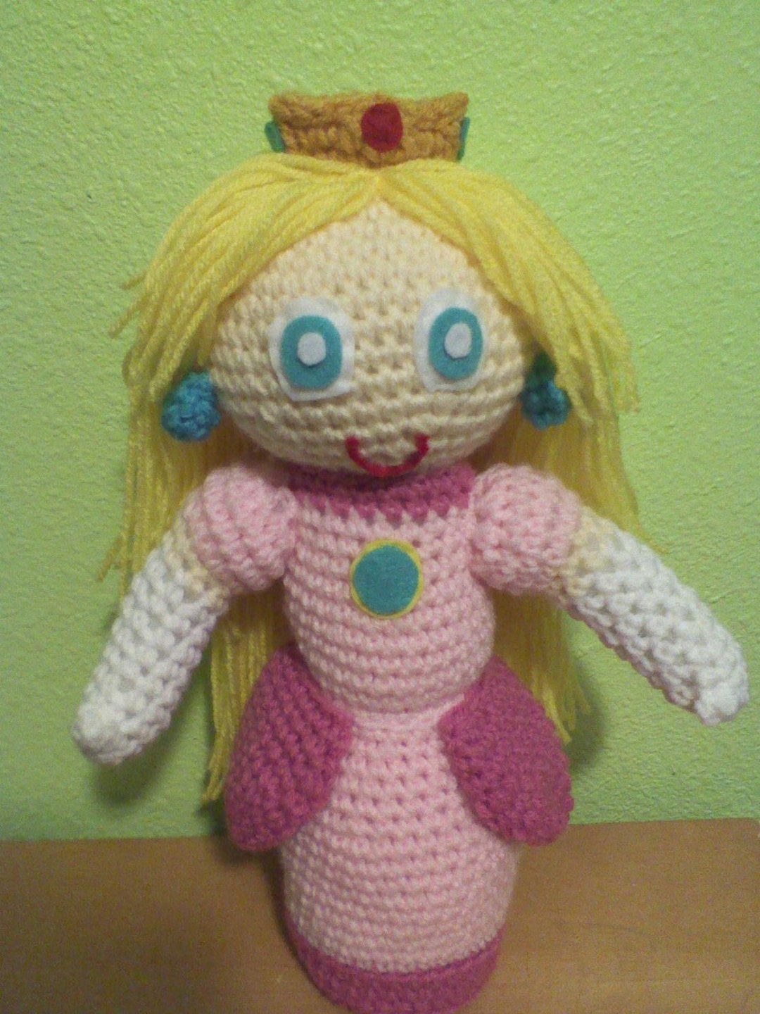 Crocheted Princess Peach - Etsy