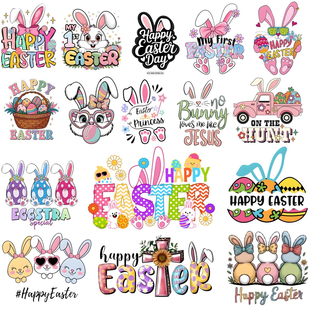 Easter Mega Bundle Png, Easter Png Bundle, Christian Easter Png, Easter ...