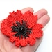 Beaded Poppy TUTORIAL Beading Pattern Seed Bead Flower Brooch PDF ...