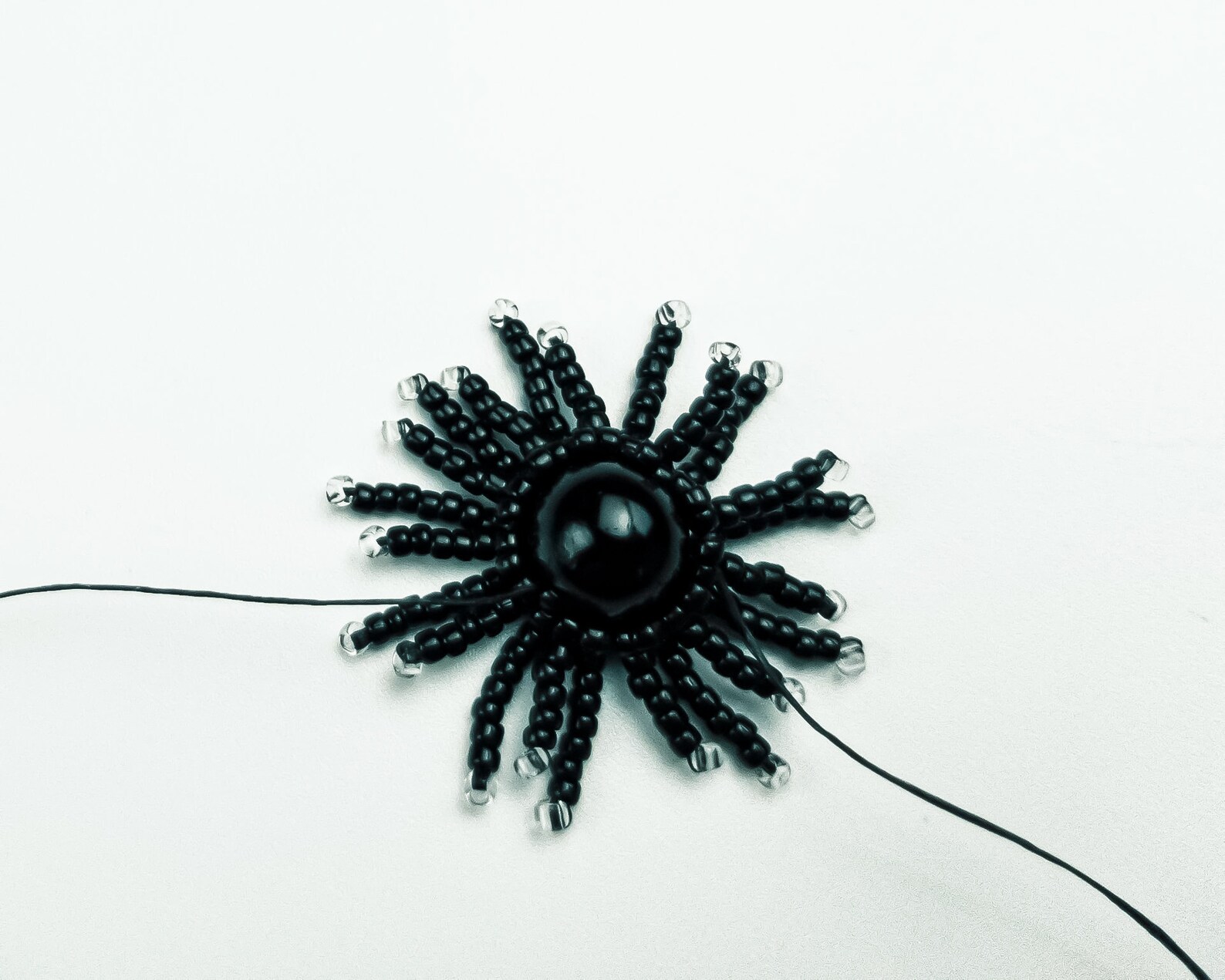 Beaded Poppy TUTORIAL Beading Pattern Seed Bead Flower Brooch PDF ...