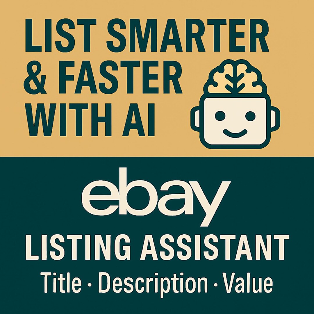 Ebay Listing Assistant • AI Prompt System for Titles & Descriptions ...