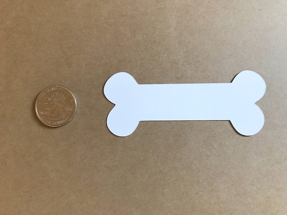 30 Dog Bone Die Cuts Dog Bone Cut Outs 3 3/4 - Etsy