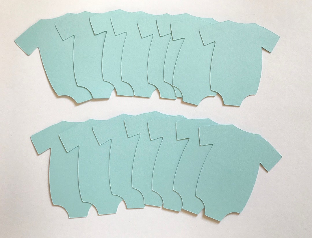 25 Baby Onesie Die Cuts, Baby Gift Tags, Baby Onesie Cut Out, Baby ...