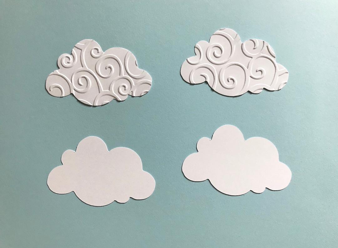 25 Cloud Die Cuts, Cloud Cut Outs, 3" - Etsy