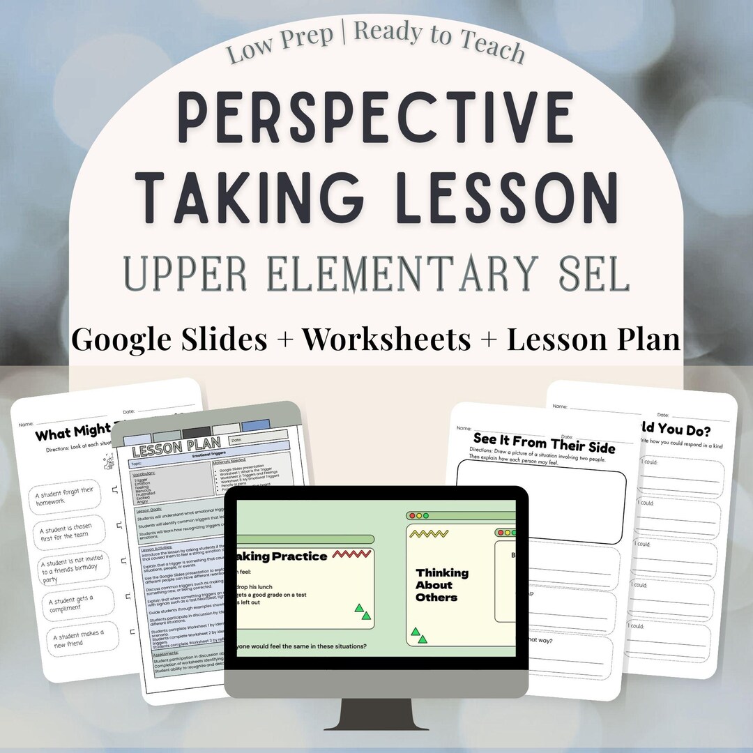 Perspective Taking Lesson Upper Elementary | Empathy Activity SEL ...