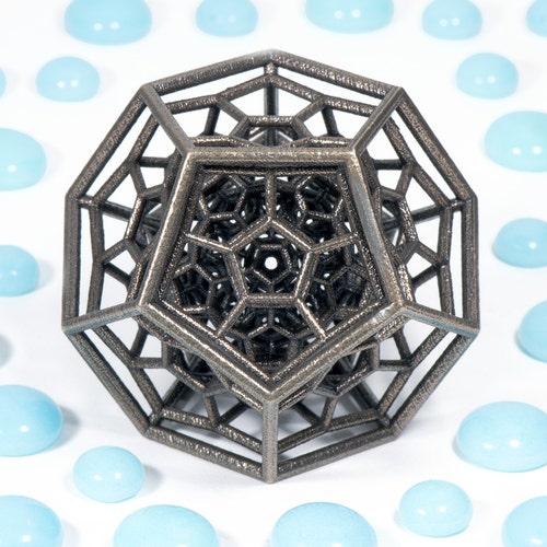 The Gyroid Sculpture Elegant Math Geometry Art in 3D - Etsy