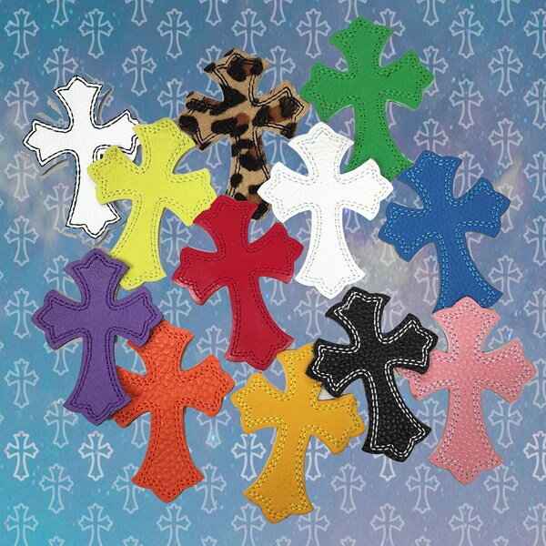 Leather Chrome Hearts Patch - Etsy