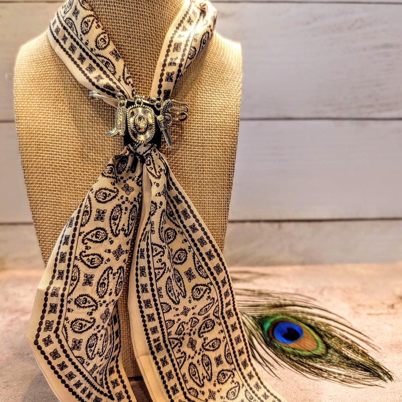 Western Scarf Clasp - Etsy