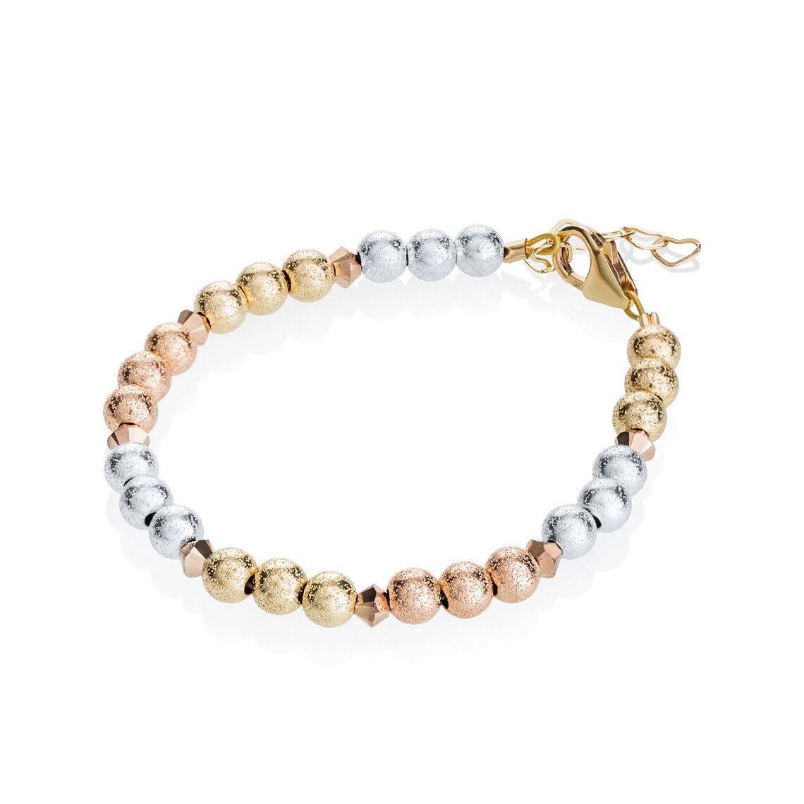 Three Color glitter bead bracelet | Etsy