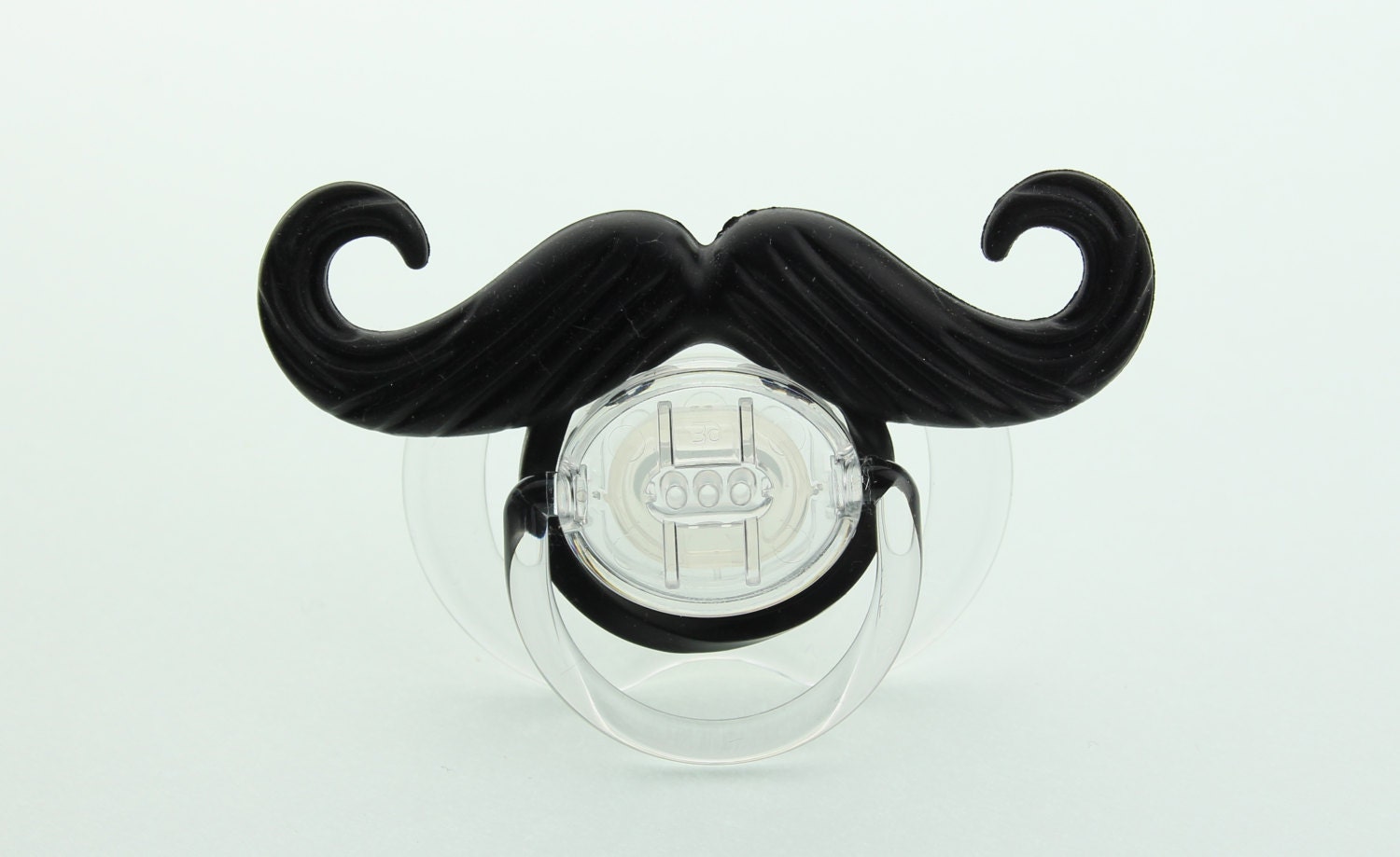Mustache Pacifier Ladiesman Mustache Pacifier Black Mustache - Etsy