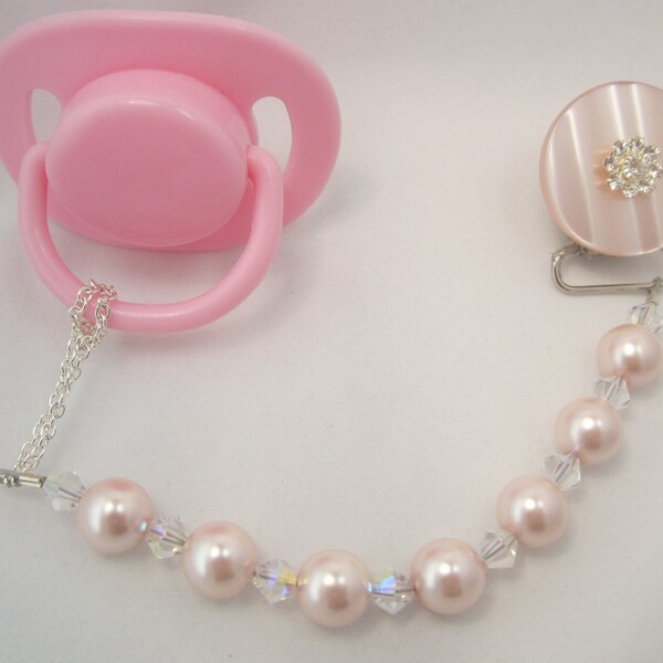 Pink Pacifier - Etsy