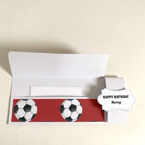 Personalised Football / Soccer Birthday Money / Gift Envelope - CHOICE ...