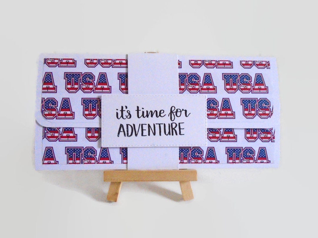 America Travel Fund Money Envelope - CHOICE of 6 Designs - 11 Choices ...