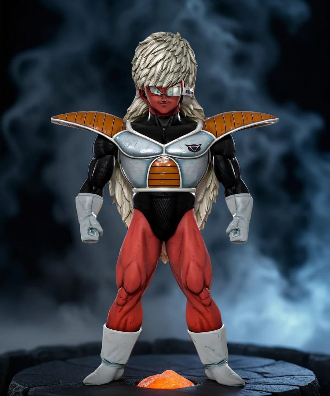 Crimson Space Commando Fighter Statue STL | Elite Strike Team 3D Print ...