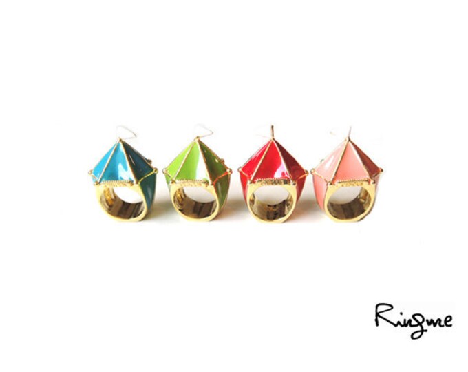 Ring Me // Contemporary Jewelry Circus Tent Ring 4 - Etsy