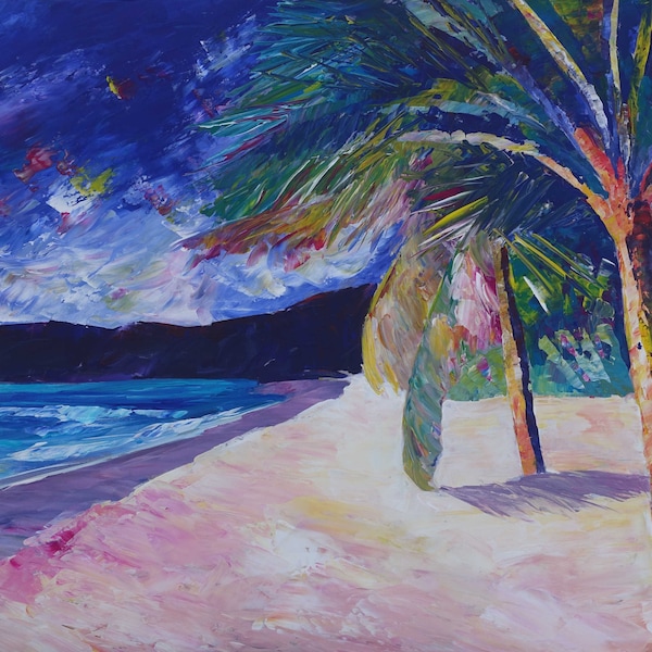 Caribbean Painting - Etsy