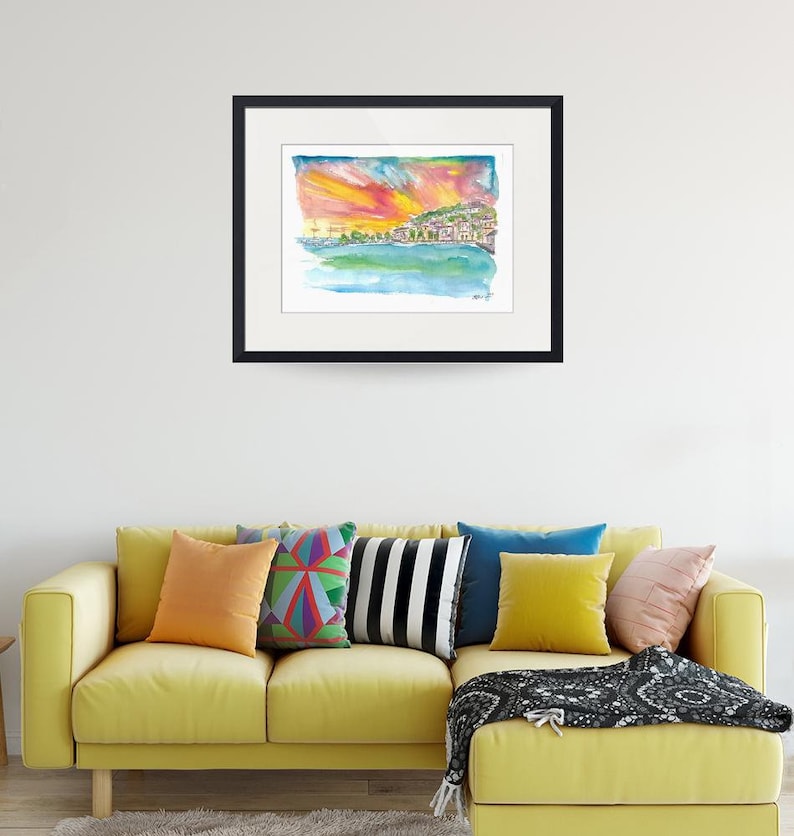 Marigot Waterfront Sunset View in Saint Martin West Indies - Limited ...