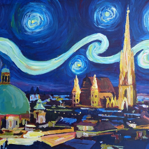 Vienna Painting - Etsy