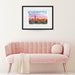 Seattle Washington Skyline in Golden Sunset Mood Original - Etsy