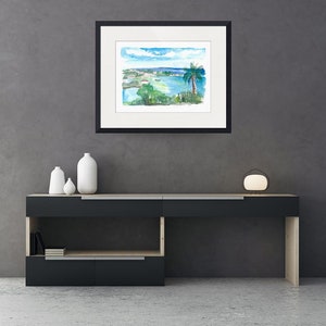 Cruz Bay US Virgin Islands Seaview Scene on Saint John - Limited ...