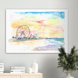 Myrtle Beach South Carolina Sunrise at the Beach - Limited Edition Fine ...