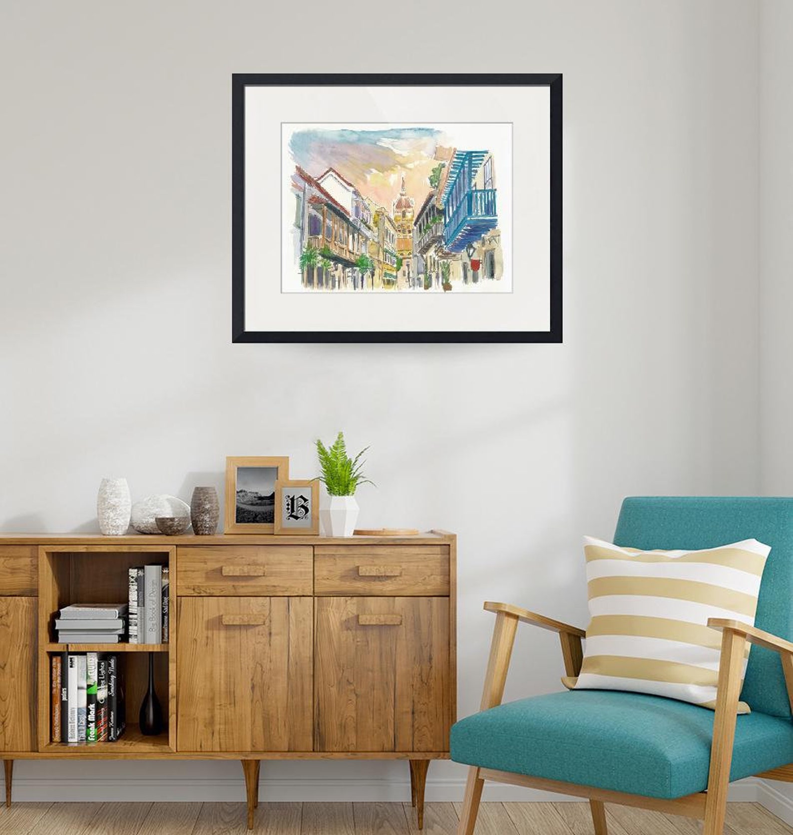 Cartagena Colonial Street Scene In Colombia Limited Edition | Etsy