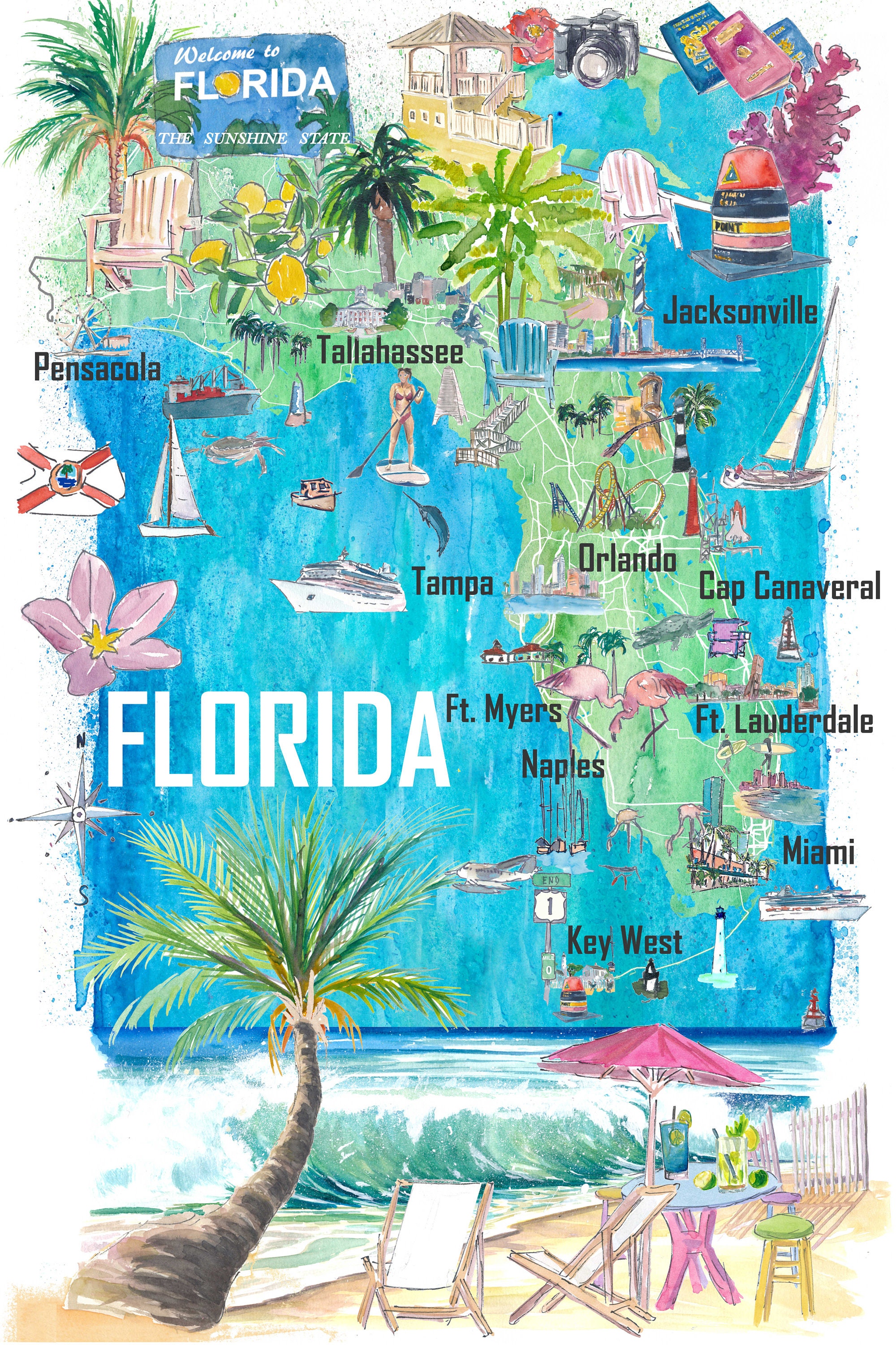 Mapa De Habitaciones De Florida