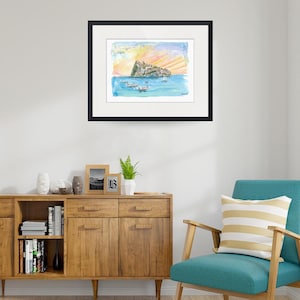 Amore in Ischia Italy With Castello Aragonese - Limited Edition Fine ...