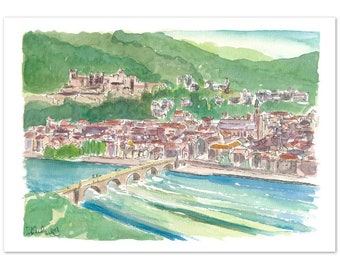 Heidelberg Germany Painting - Etsy