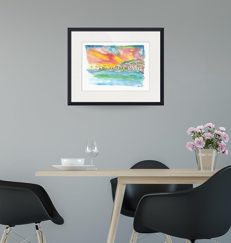 Marigot Waterfront Sunset View in Saint Martin West Indies - Limited ...