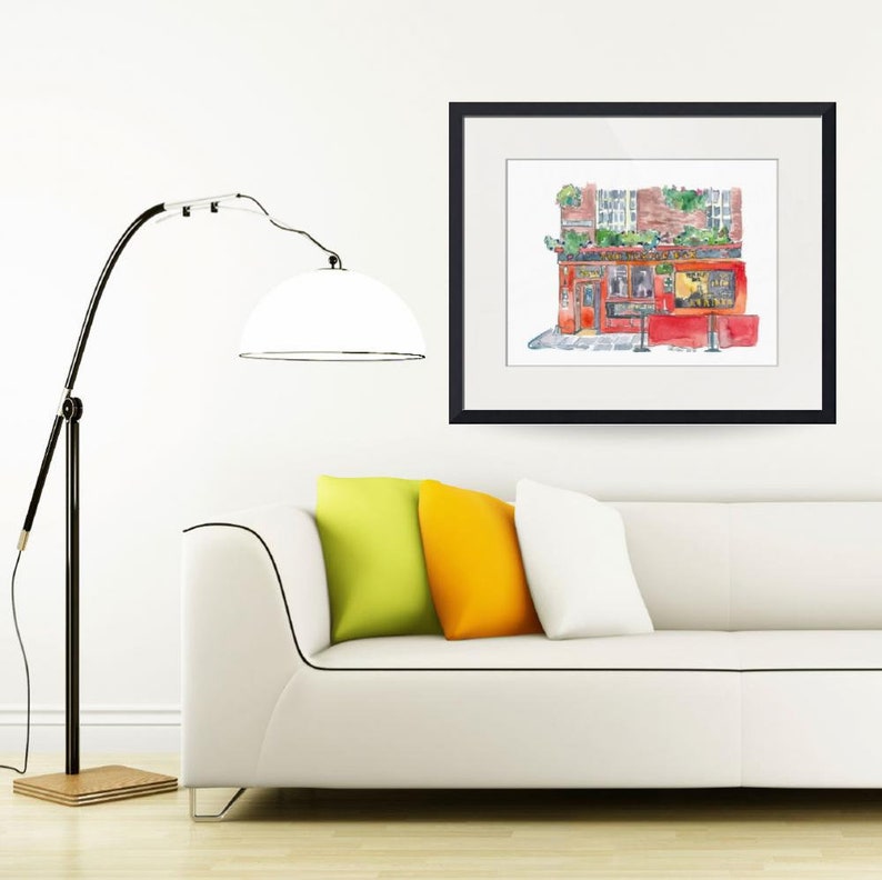 Ireland Dublin the Temple Bar Street Scene - Limited Edition Fine Art ...