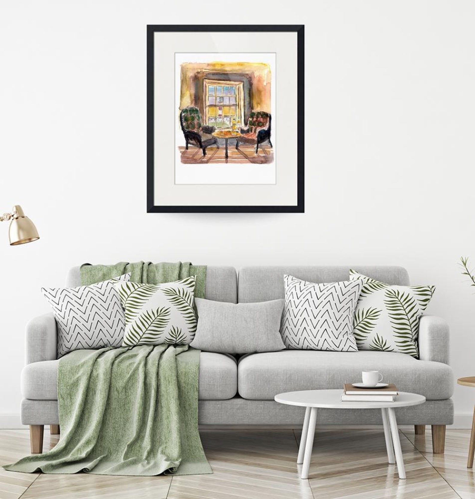 Pub Window With Whisky and Lighthouse Original Painting & - Etsy