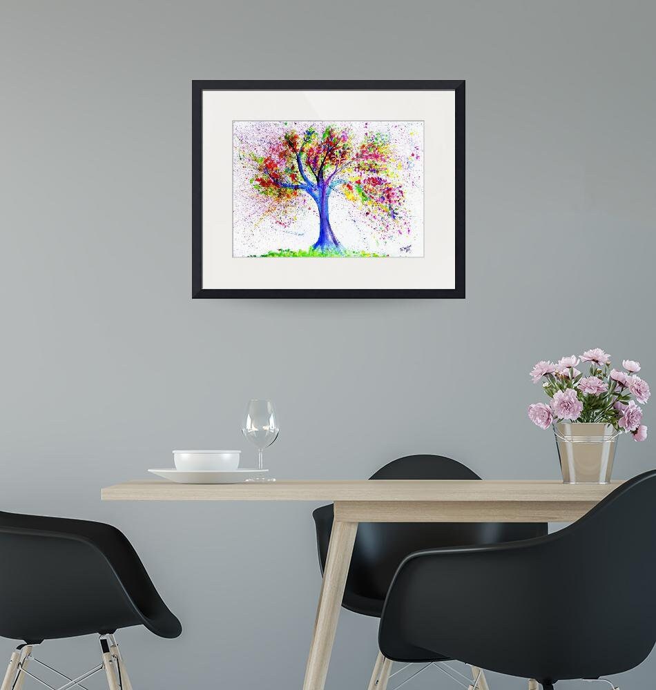 Colorful Tree of Life Limited Edition Fine Art Print | Etsy