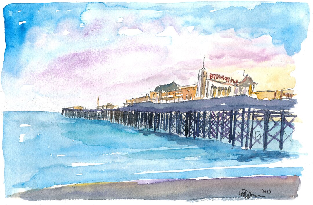 Brighton Pier at Sunrise - Limited Edition Fine Art Print - Original ...