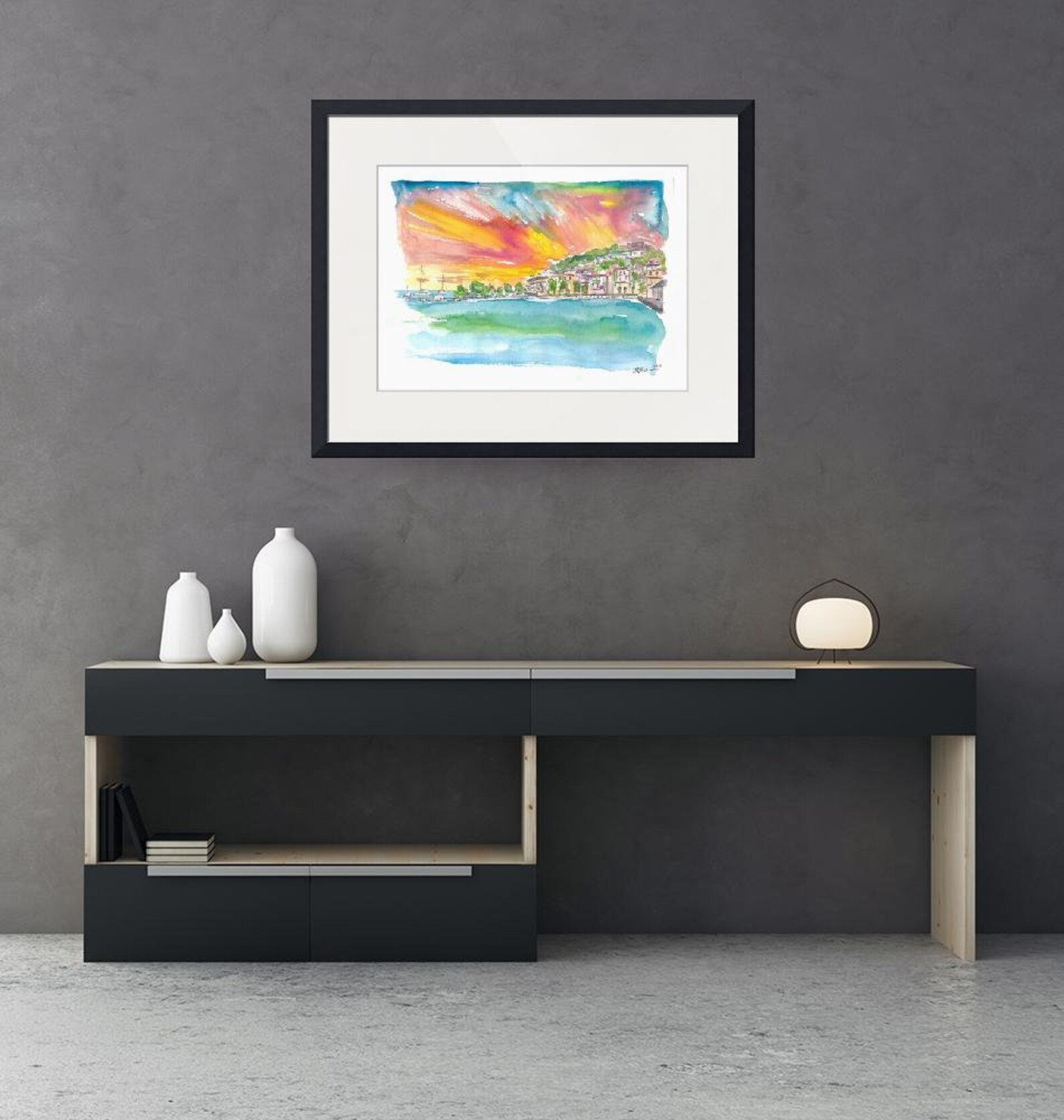 Marigot Waterfront Sunset View in Saint Martin West Indies - Limited ...