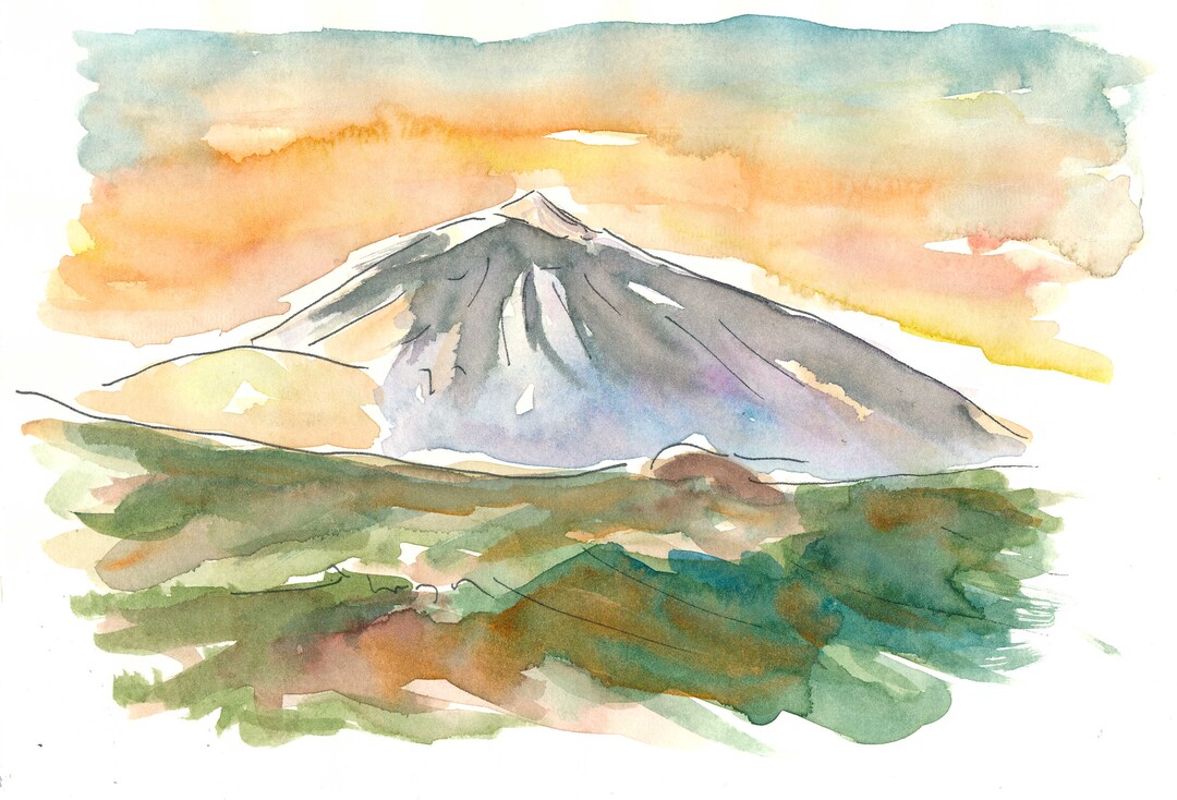 Teide Vulkan Vulkan Kanarische Inseln - Limited Edition Fine Art Print ...