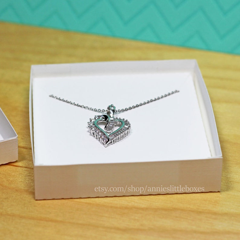 Box and Lid includes Insert to Hold a Necklace - Etsy
