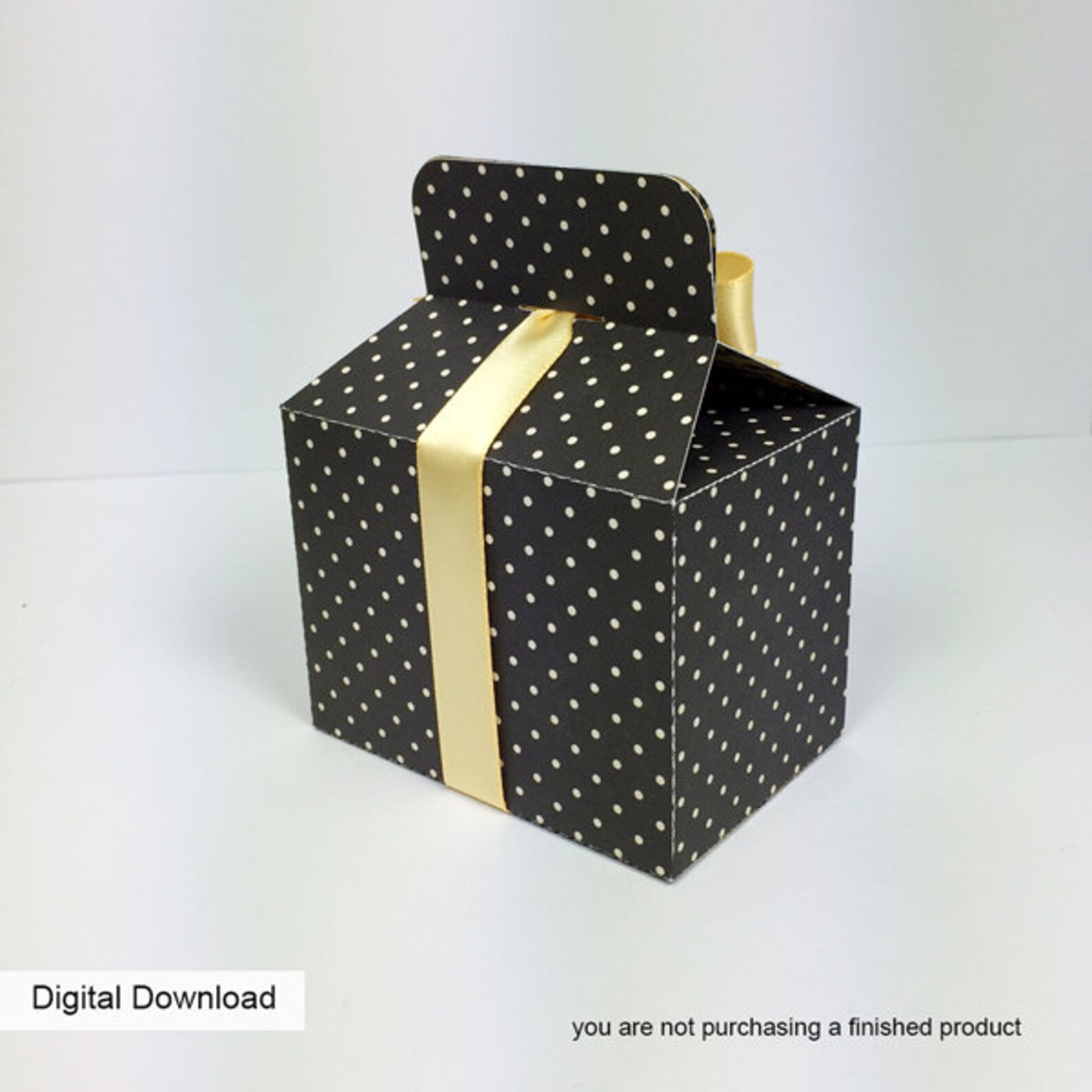 Ribbon Favor Box - Etsy