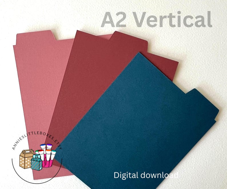 Dividers A2-VERTICAL- 3 Tabs SVG Cut File - Etsy