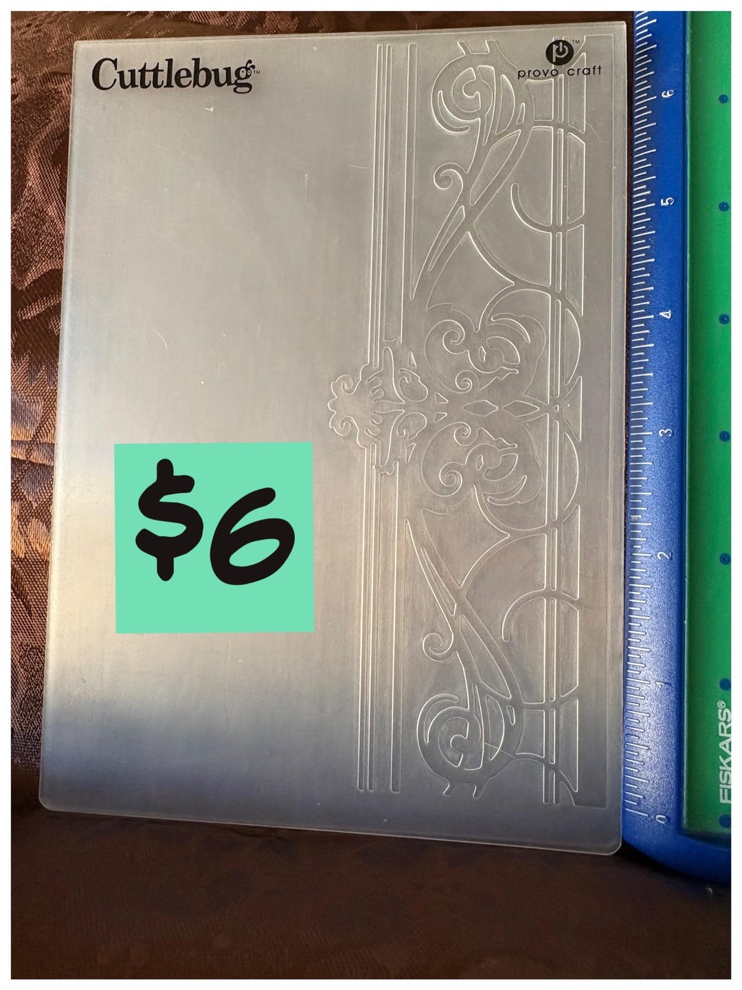 Floral Edge Embossing Folder - Etsy