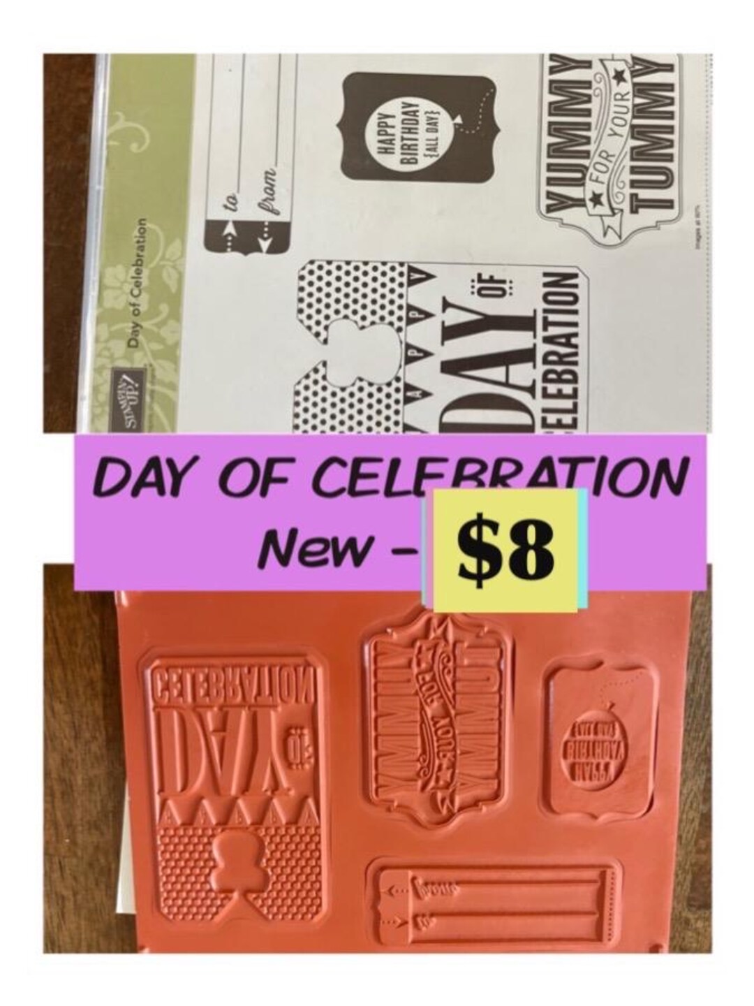 DAY OF CELEBRATION - New Rubber Stamp Set - Etsy