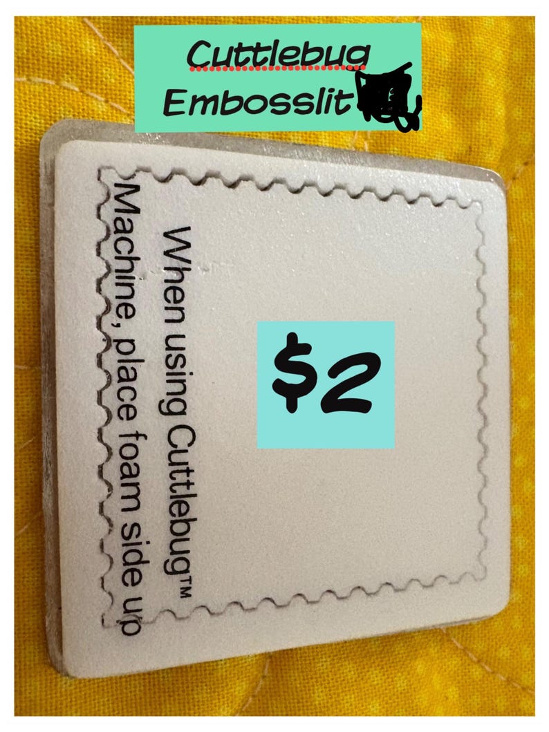 Cuttlebug Embosslit- Postage Stamp - Etsy