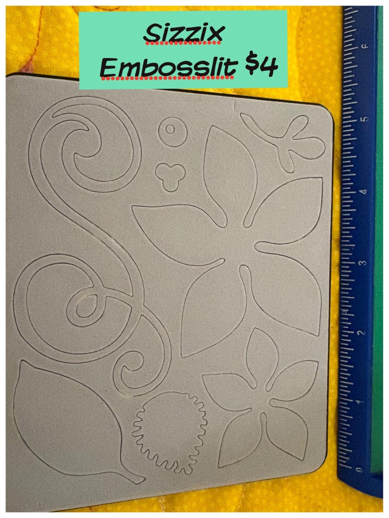 SIZZIX Embosslit- Poinsettia - Etsy