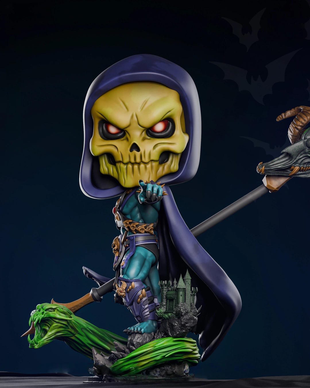 MOTU – Skeletor Chibi | Mini Havoc STL Statue | 3D Print Model ...