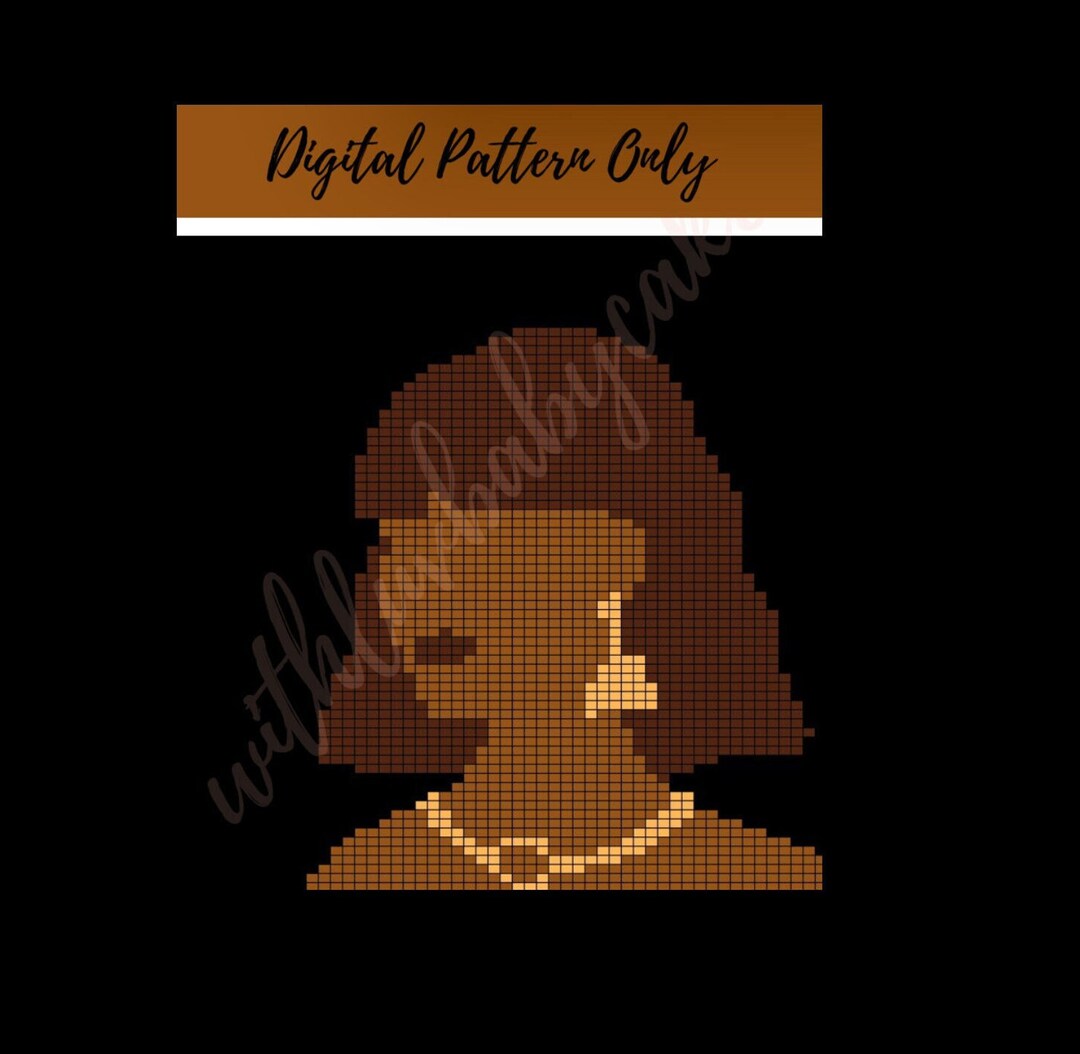 Golden Girl Graphgan Pattern, Crochet Graphgan Pattern, Crochet Wall ...